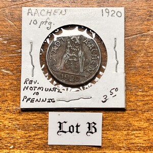 INHERITED, Old, and RARE German Coins & Notgeld—choose Your TREASURE ...
