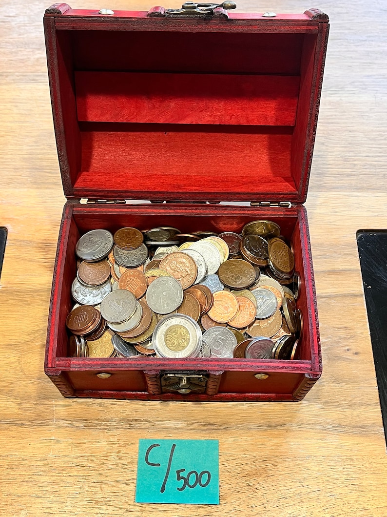 Unique Large TREASURE Chest Sets (200-500 Coins—see Description/images ...