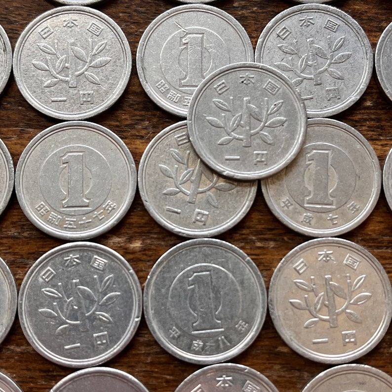 FLOATING Japanese 1 Yen Coins—choose How Many/shipping Included! - Etsy