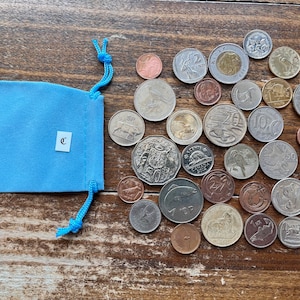 30 Unique Animal-themed Coins in a Pouchchoose Your Set A, B, C, or ...