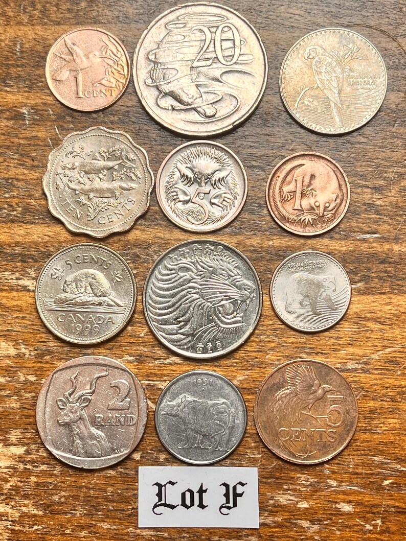 CHOOSE Your One-of-a-kind 12-coin ANIMAL Gift Sets—great for Kids/free ...