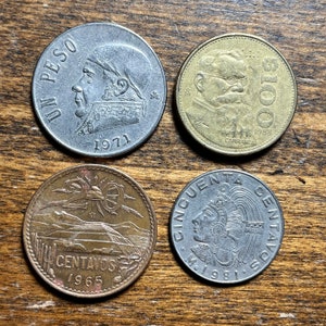 Stunning, One-of-a-kind 40 Unique Mexican Coin Set With Pouch (with ...