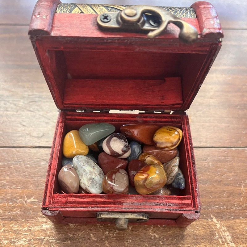 Treasure Chest for Rocks - Etsy