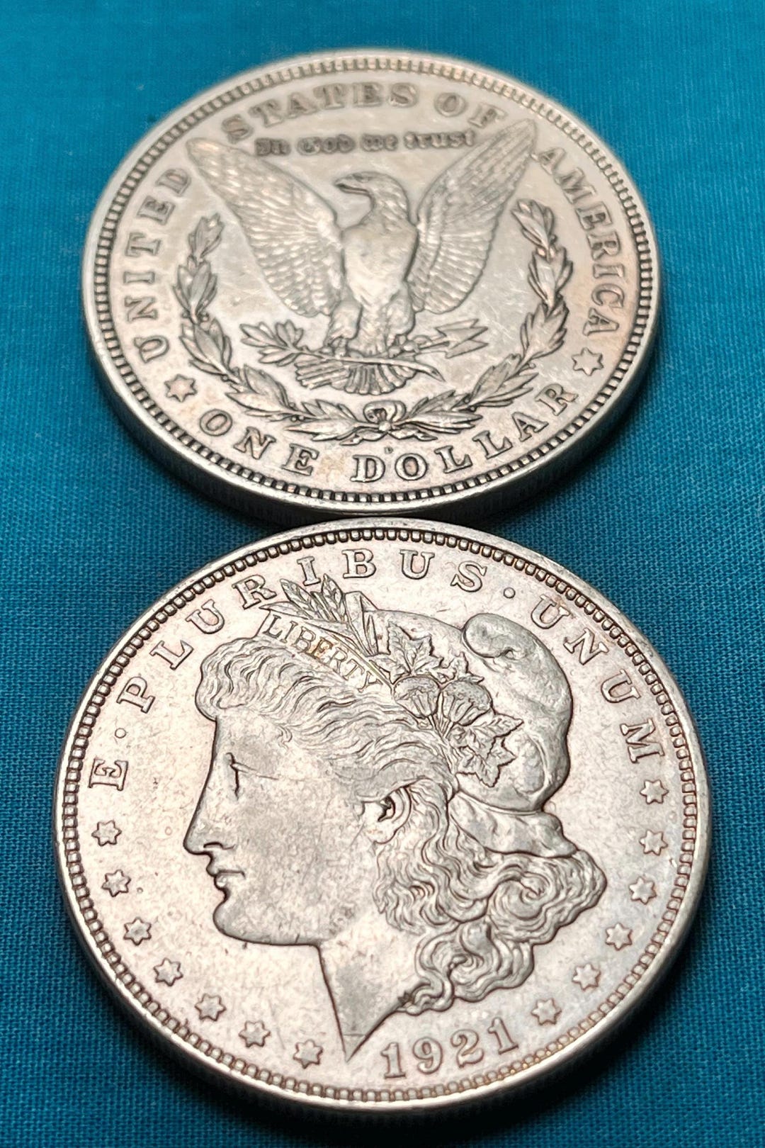 ONE Authentic 1921-P U.S. Morgan SILVER Dollar (see Images)! - Etsy