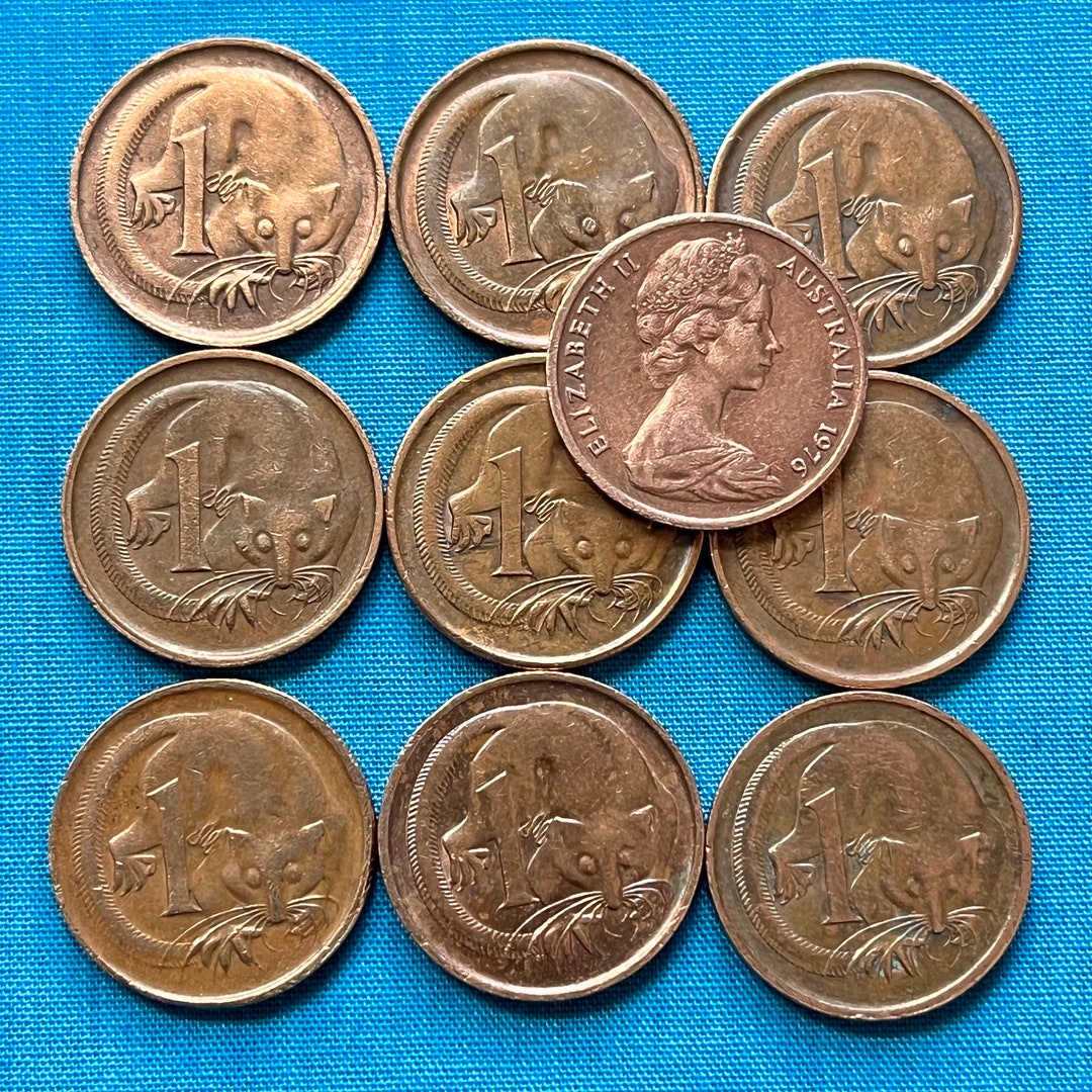 10 Australian Feather Glider Queen Elizabeth II Coins—limited ...