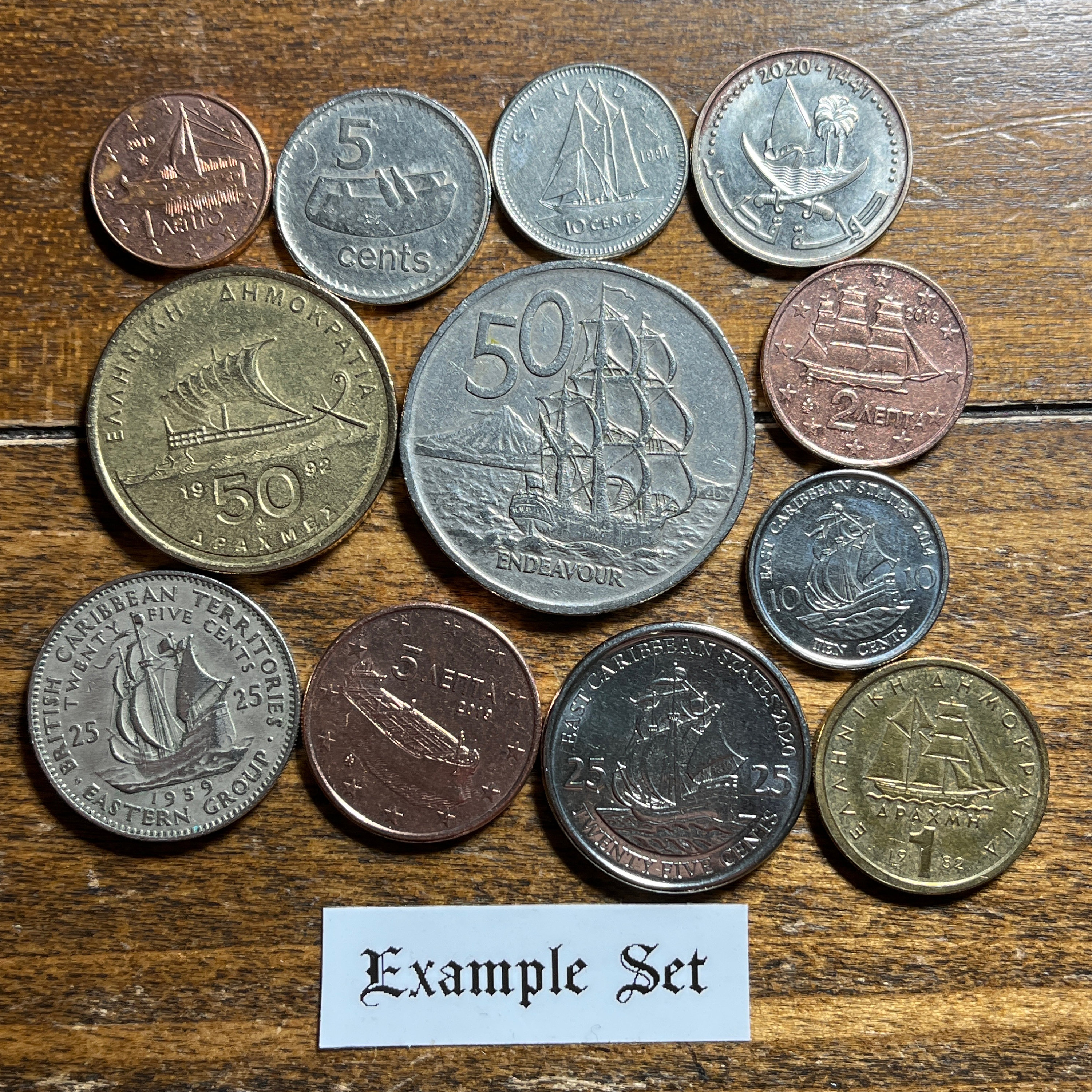 12 Unique Ship/boat/nautical-themed Coins With Optional Silver Upgrade ...