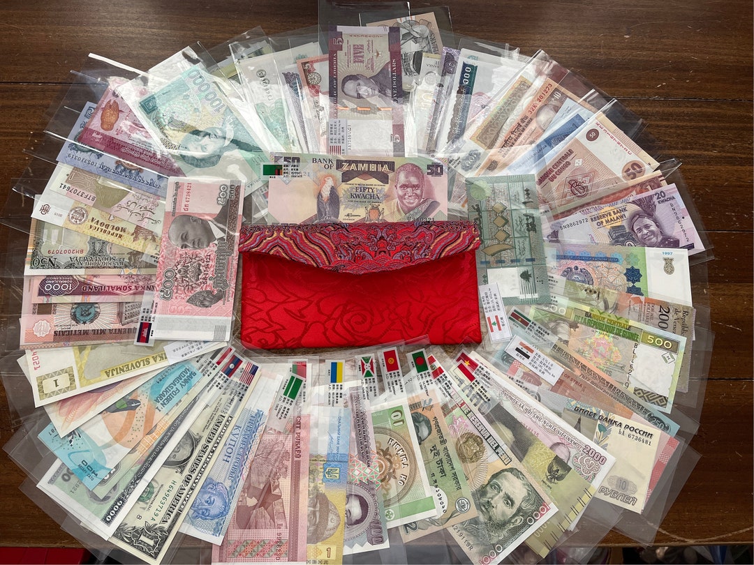 Mint Condition Collectible Banknotes in Labelled Plastic Sleeves (many ...
