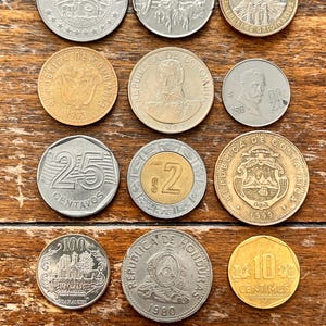 LATIN AMERICAN Sampler—12 (or 15) Unique Coins From Central/south ...