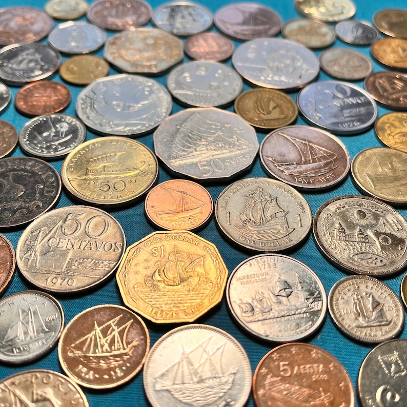 12 Unique Ship/boat/nautical-themed Coins With Optional Silver Upgrade ...