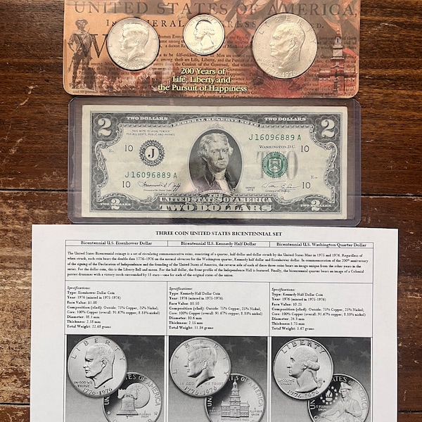 1776 1976 Coin Set - Etsy