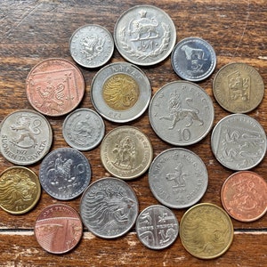 12 Unique LION World Coins—africa, Europe, Middle East, Scandinavia ...