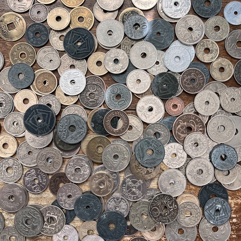 Coin With Hole - Etsy