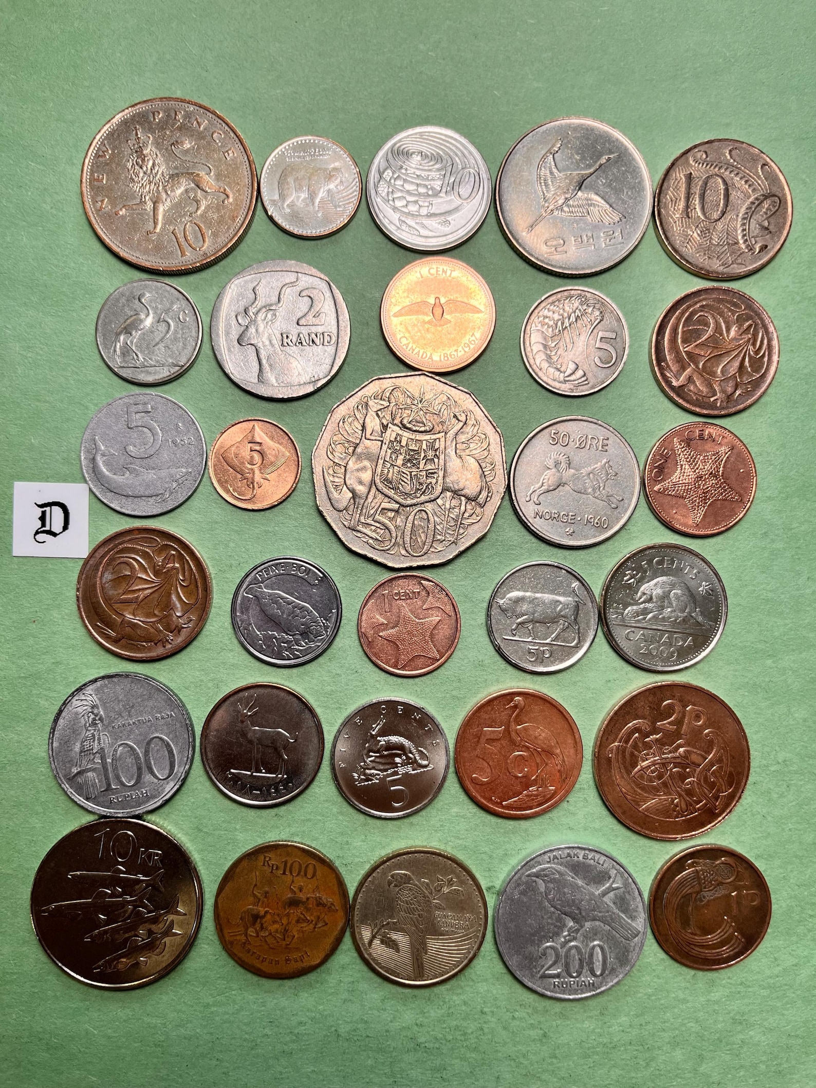 30 Unique Animal-themed Coins in a Pouch—choose Your One-of-a-kind Set ...