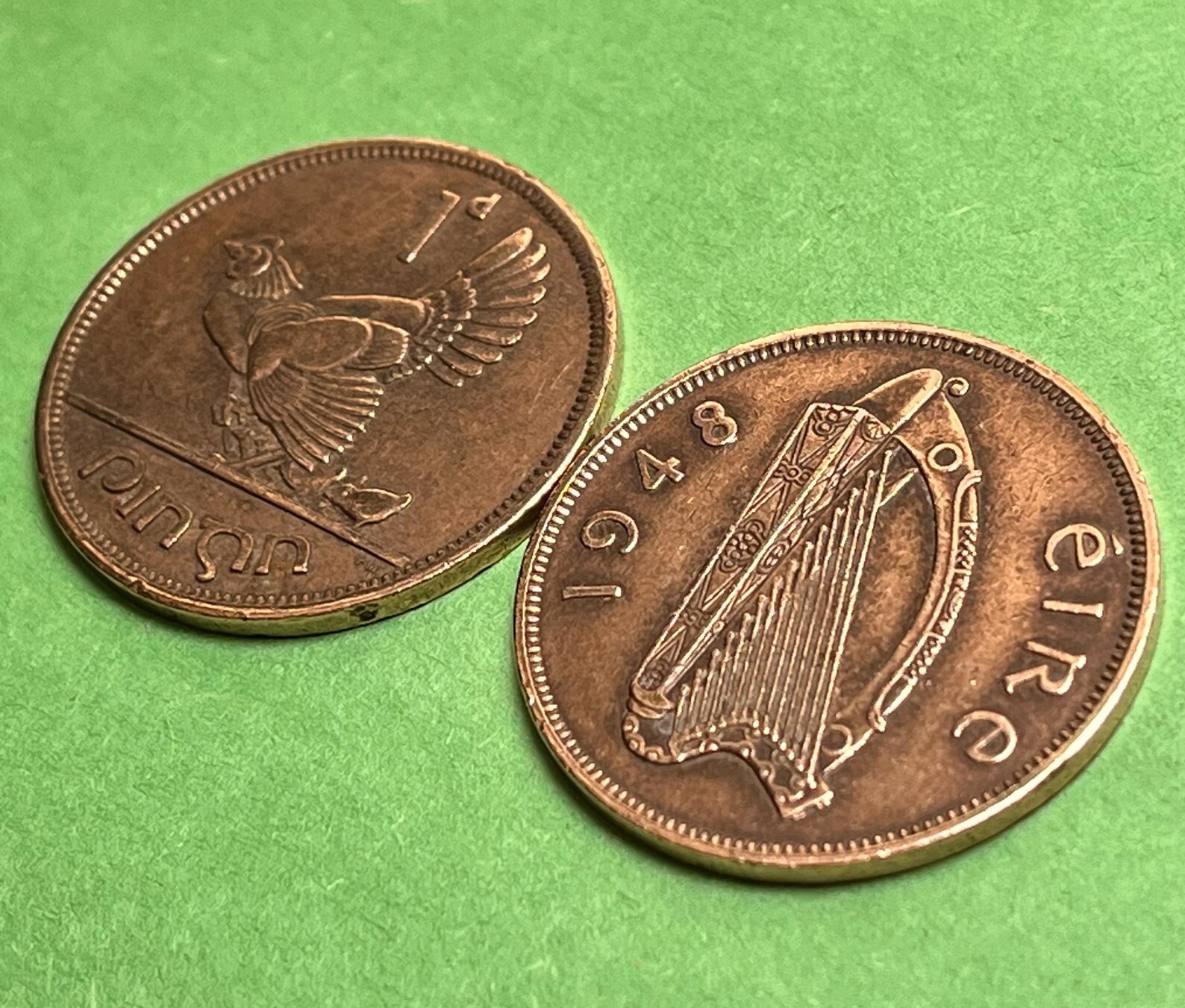 IRISH Hen and Chicks Large Bronze Penny—various Years/high Grade ...
