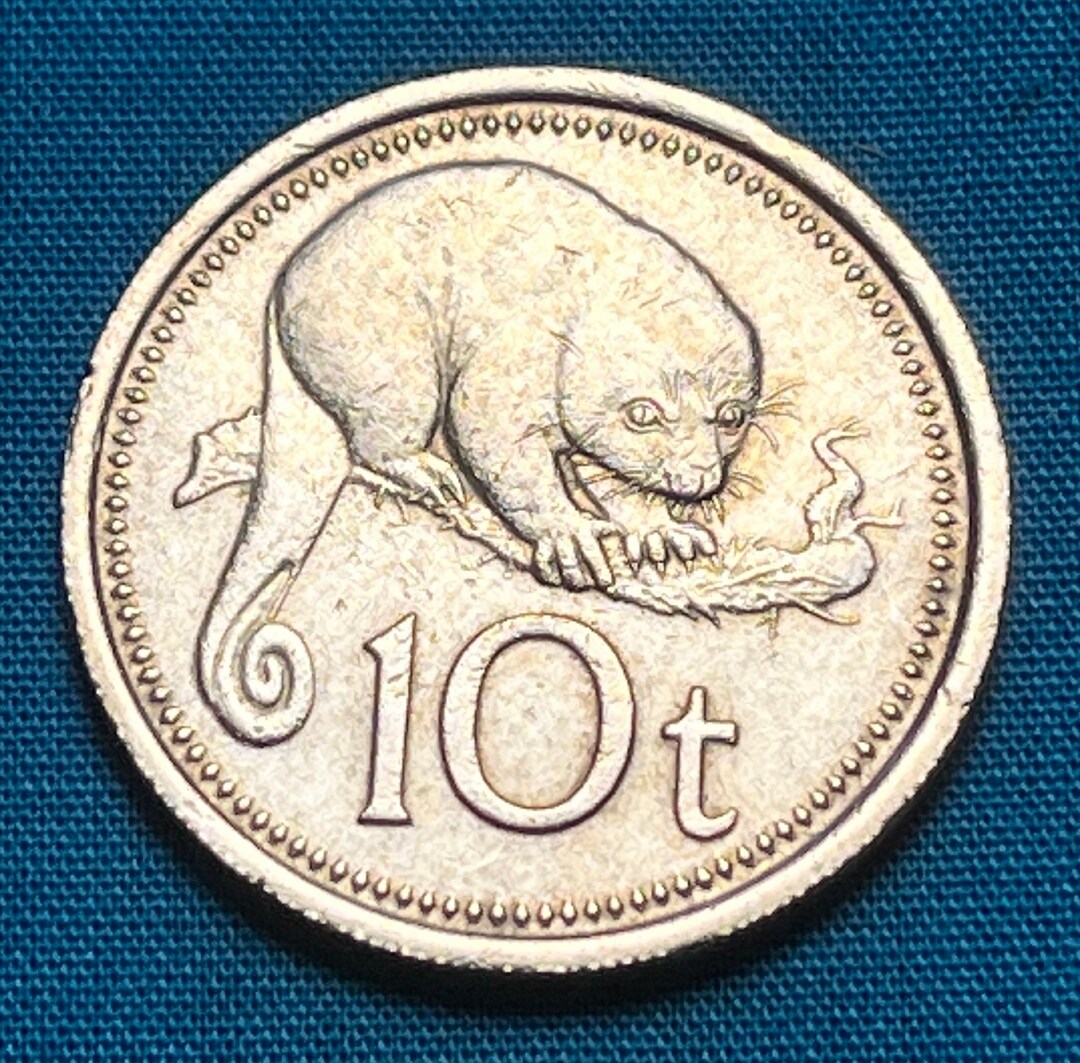 Papua New Guinea 10 Toea 2010 Coin Featuring Spotted Cuscushigh Grade ...