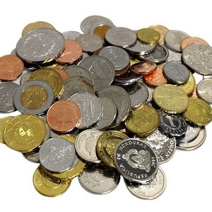 Lot of 25 or 50 Quality proof/gem-like World Coins in a Drawstring ...