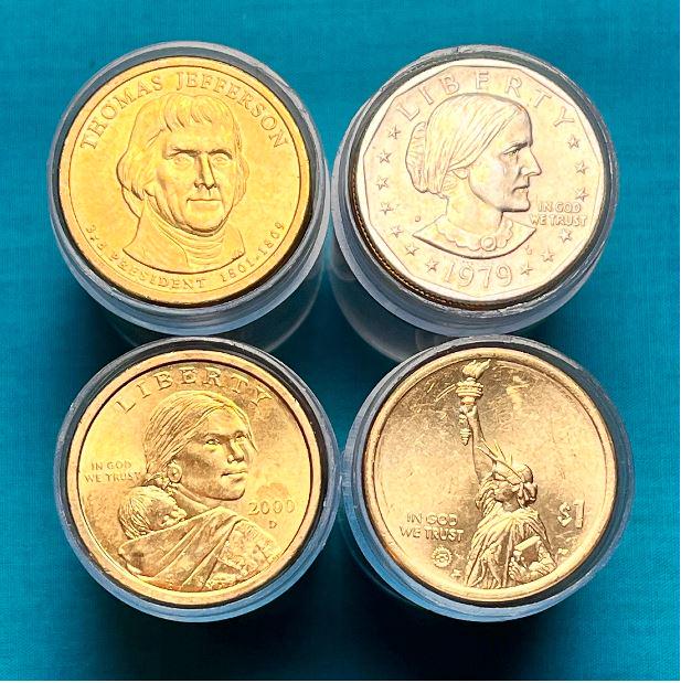 COLLECTIBLE U.S. Dollar 25-coin Sampler (presidential, Sacagawea ...