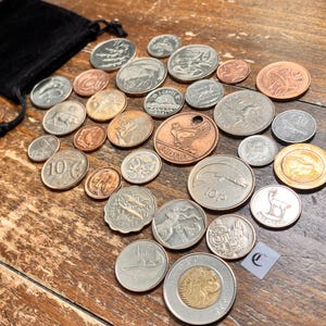 30 Unique Animal-themed Coins in a Pouch—choose Your One-of-a-kind Set ...