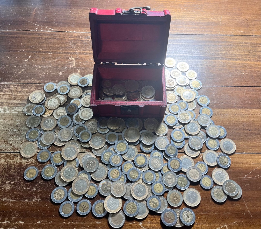 SPECIAL OFFER: Kids' Treasure Chest With 160 Bimetal Coins—limited ...