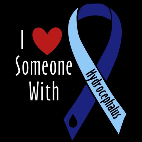 Hydrocephalus Awareness Ribbon Word Heart Decal - Etsy