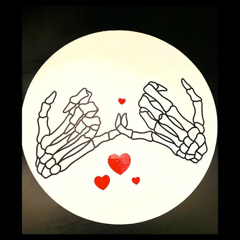 Pinky Promise Skeleton Hands Sign - Etsy