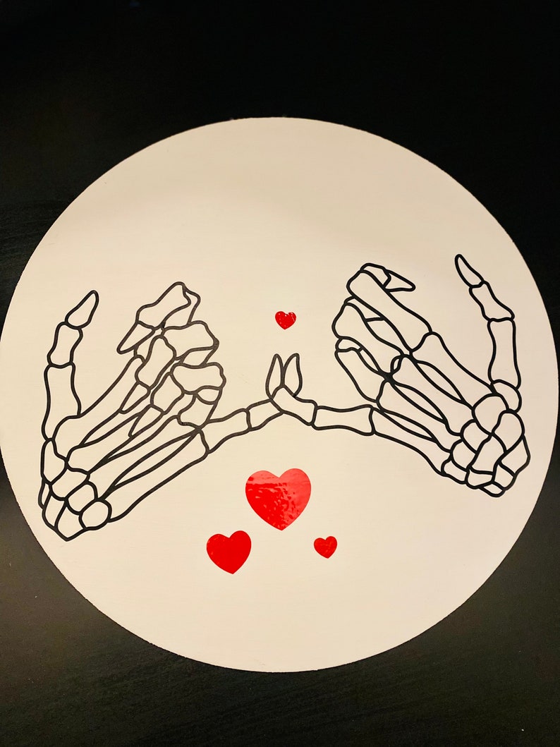 Pinky Promise Skeleton Hands Sign - Etsy