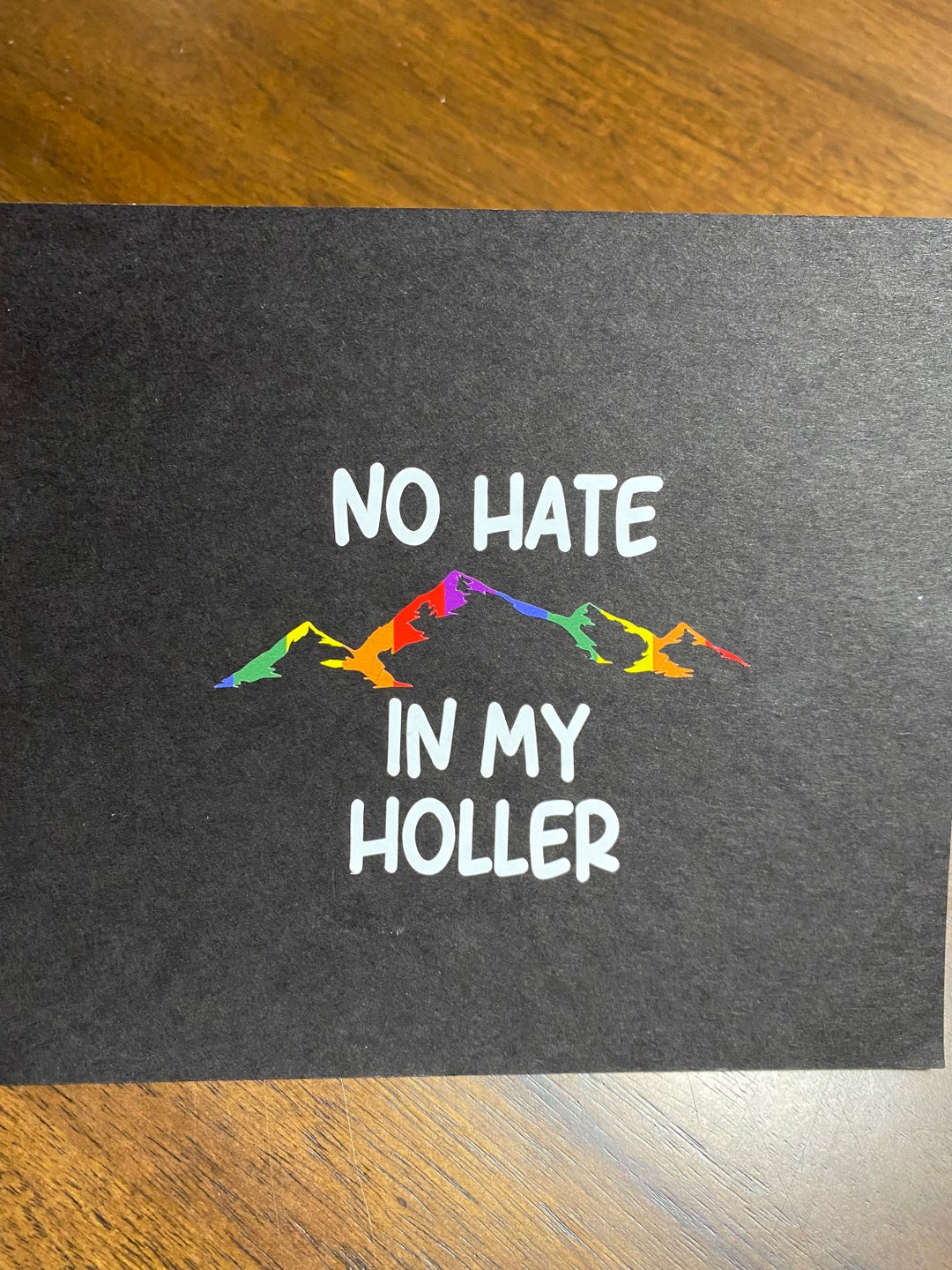 No Hate in My Holler Vinyl Decal - PRIDE Month - Etsy