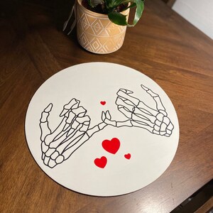 Pinky Promise Skeleton Hands Sign - Etsy