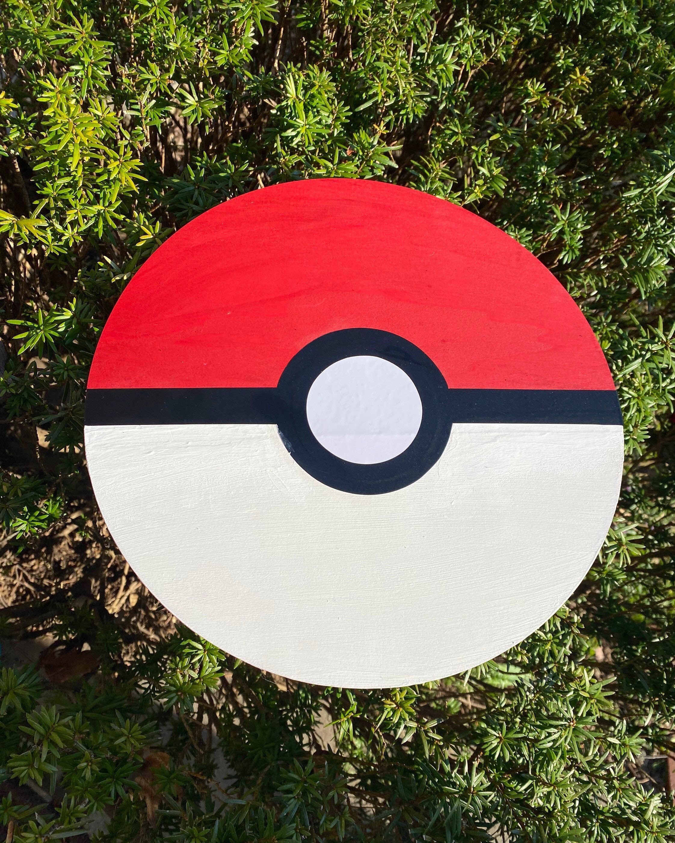 Pokeball Wooden Sign Pokémon - Etsy