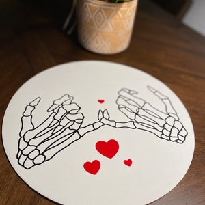 Pinky Promise Skeleton Hands Sign - Etsy