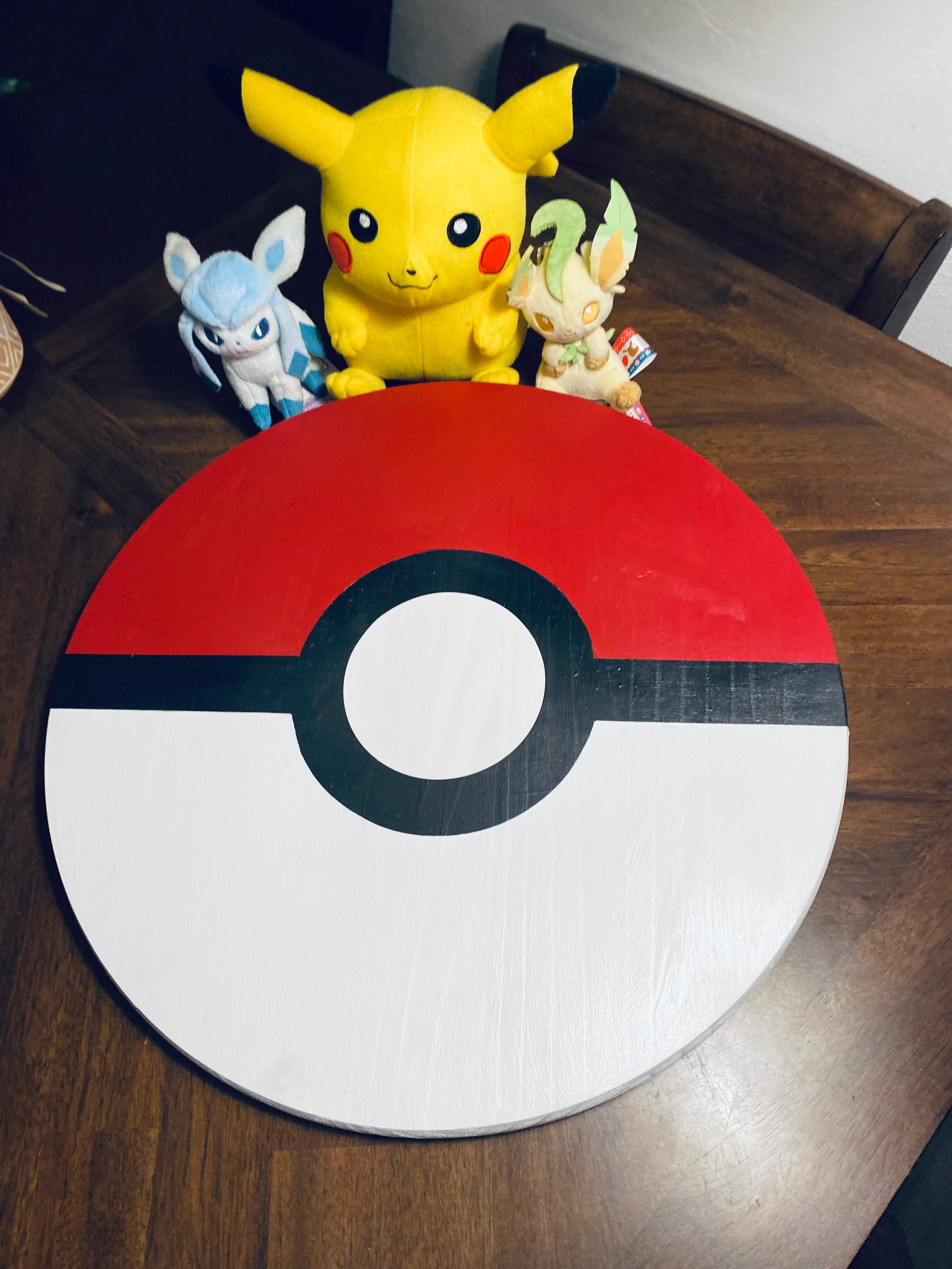 Pokeball Wooden Sign Pokémon - Etsy