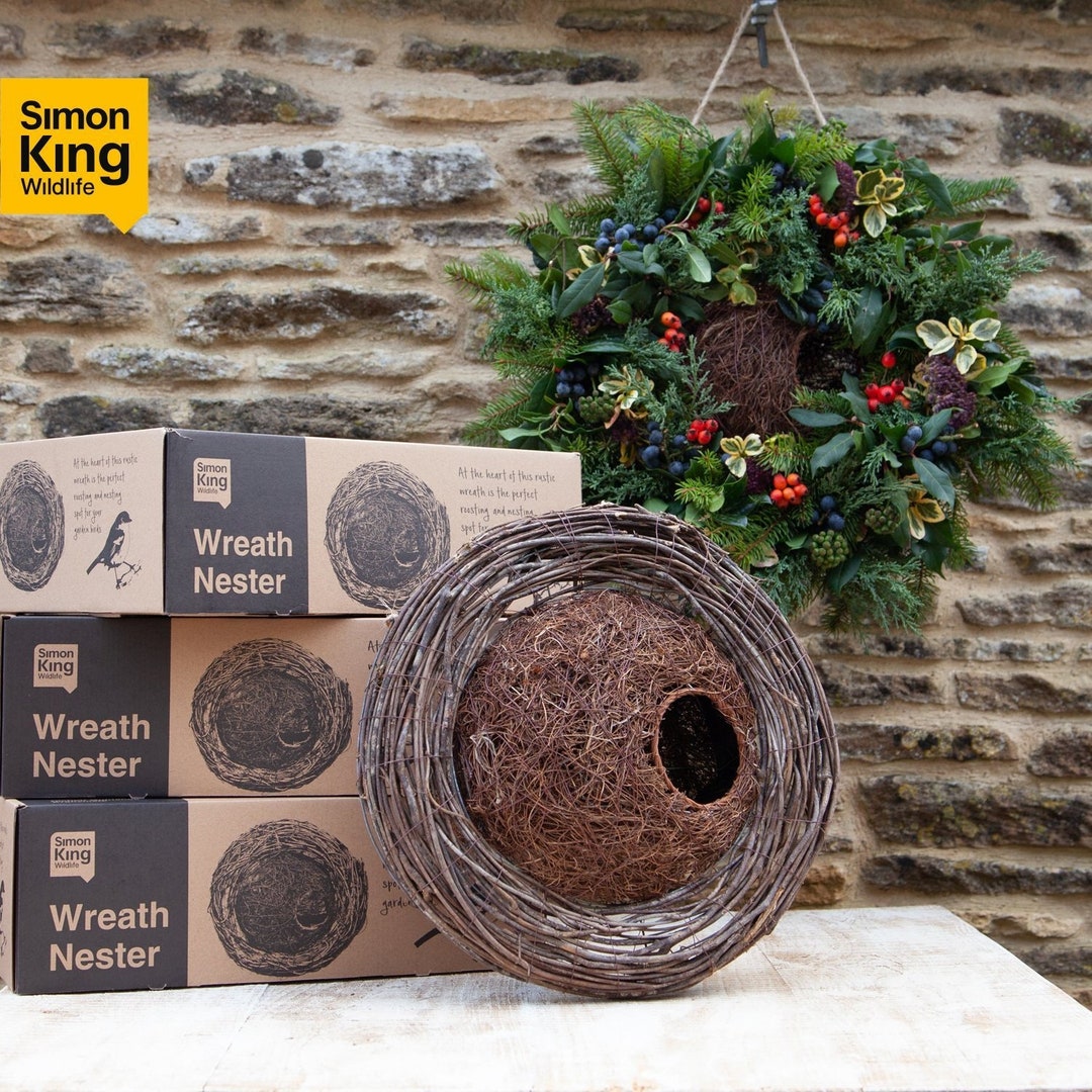 Bird Nesting Wreath, Outdoor Wreath, Bird Nesting Wreath, Spring Wreath ...