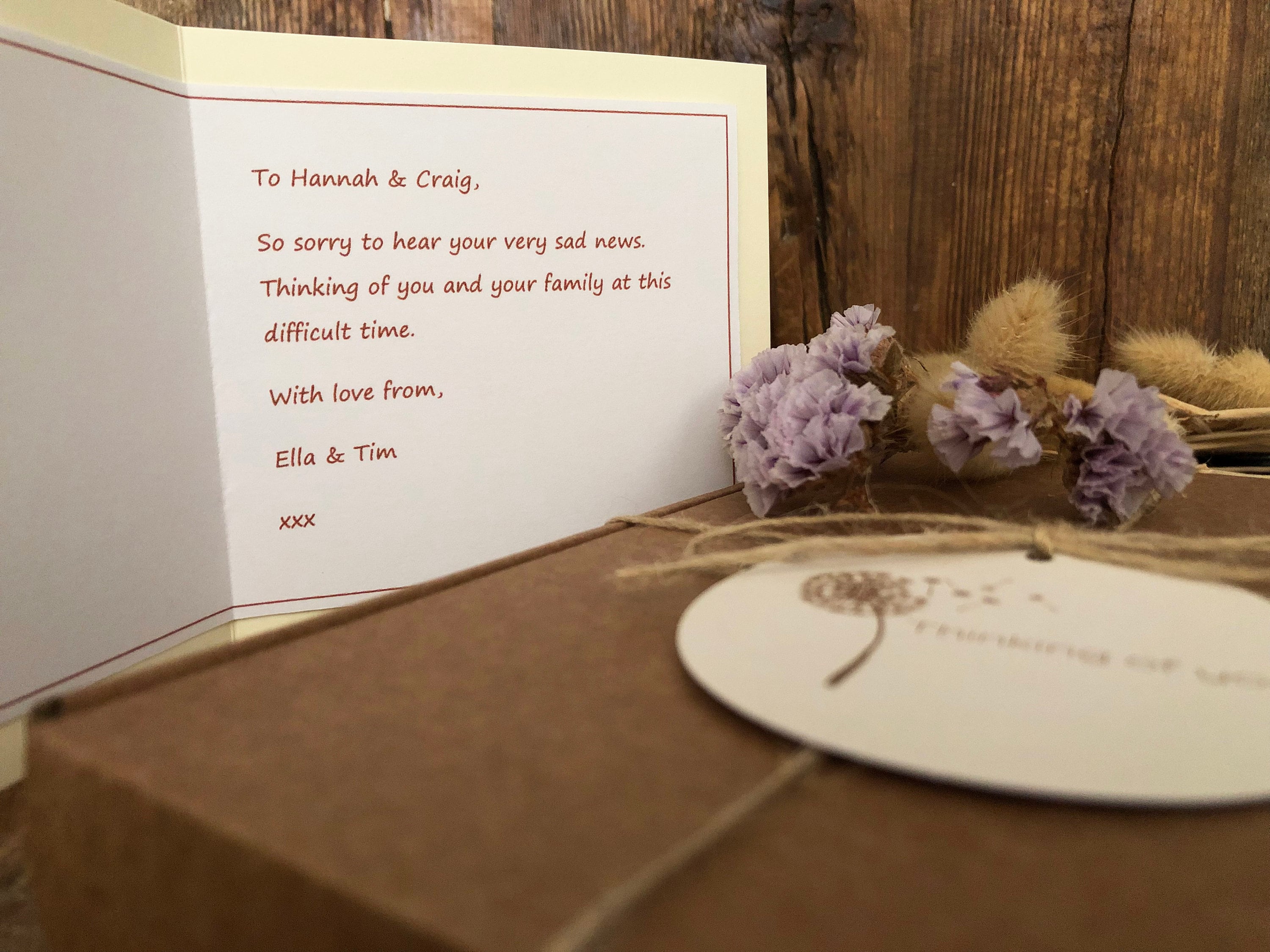 Sympathy Gift Box, Sympathy Seeds, Condolence Gift Box, Thinking of You ...