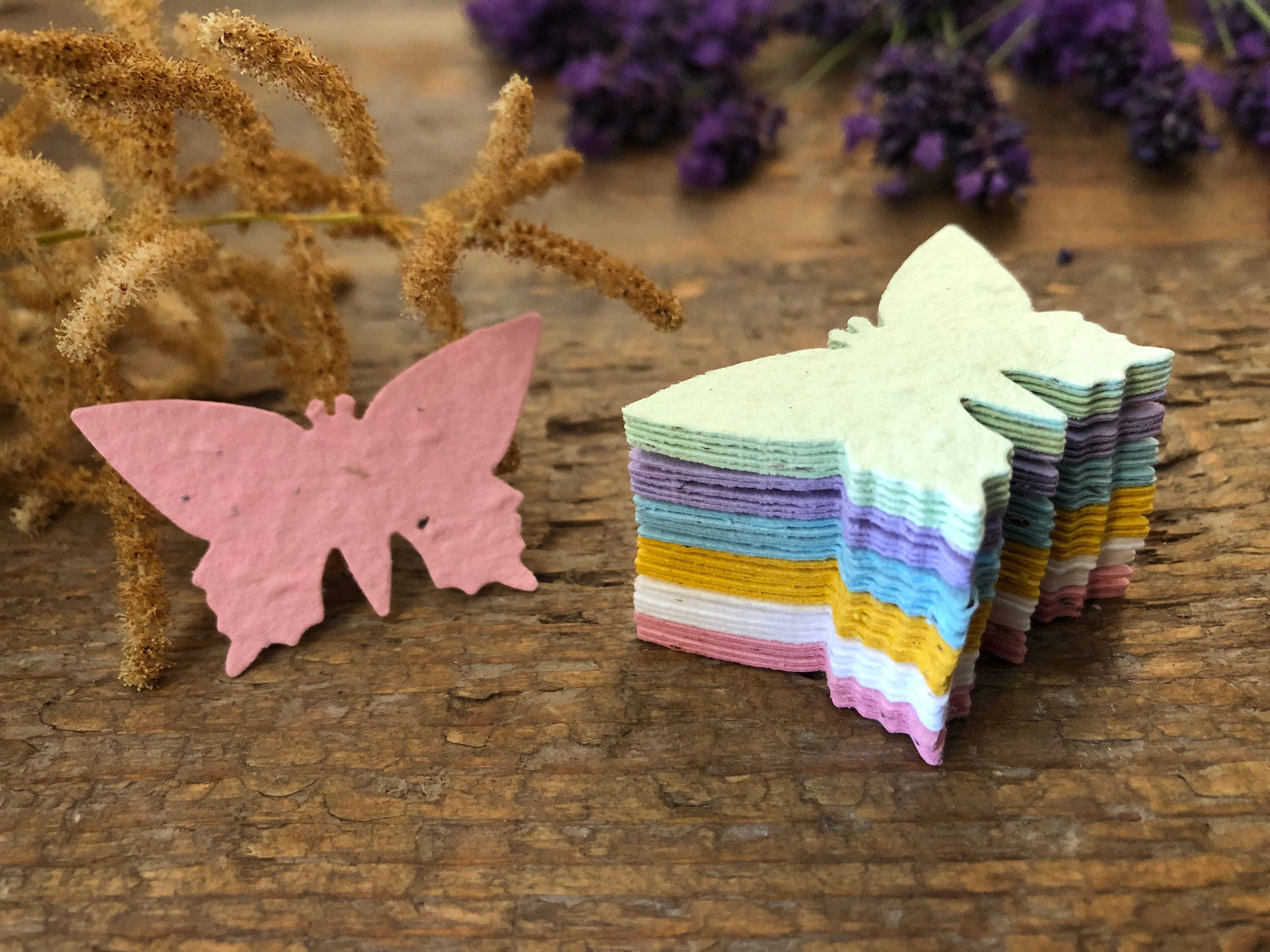 Seed Paper Shapes, Eco Friendly Seed Paper Favours, Plantable Paper ...