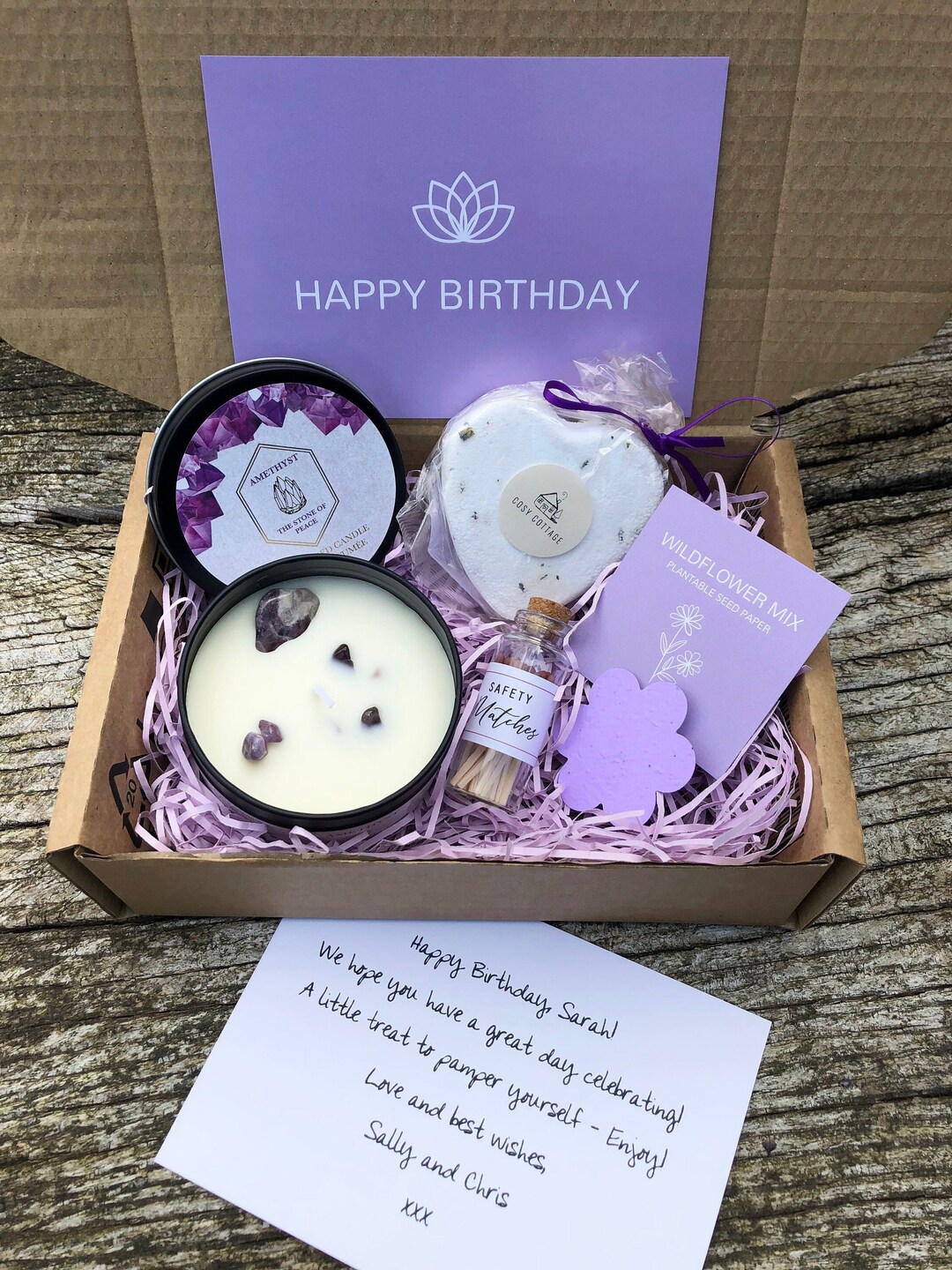 Happy Birthday Gift Set, Pamper Box, Relaxation Gifts, Spa Gift Box ...