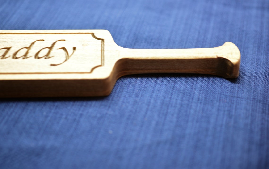 Daddy Bdsm Lil Smacker Wood Paddle Spanking Paddle Etsy