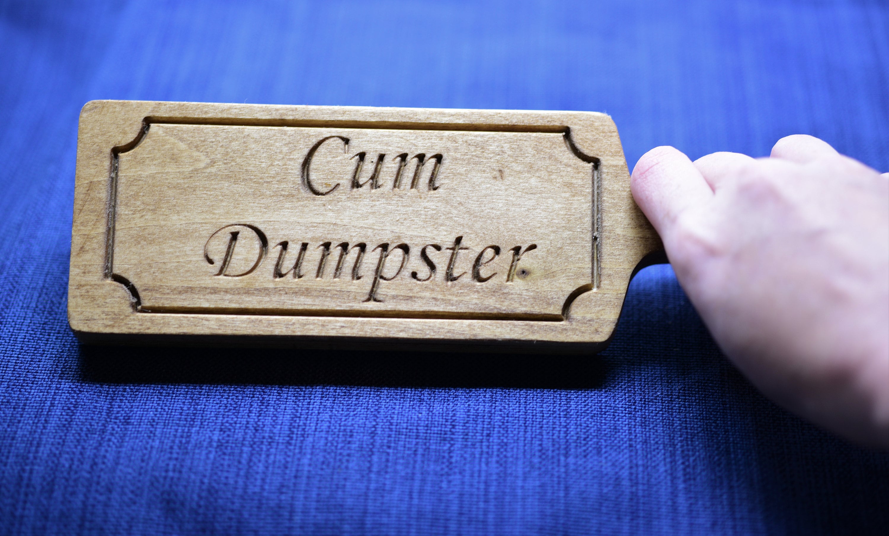 Cum Dumpster BDSM Lil Smacker Wood Paddle Spanking Paddle - Etsy