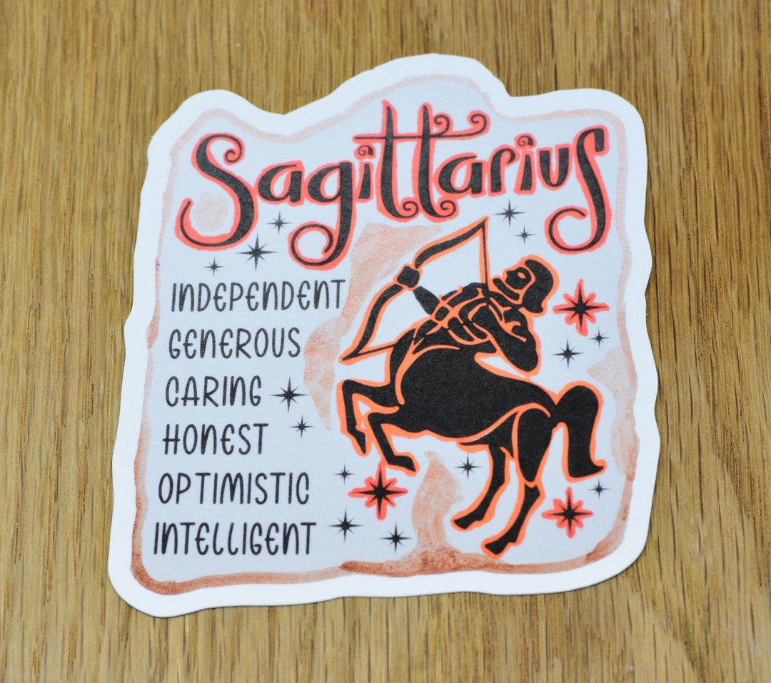 Male Centaur Archer Vinyl Sticker, Sagittarius Sticker, Archery Bow and ...