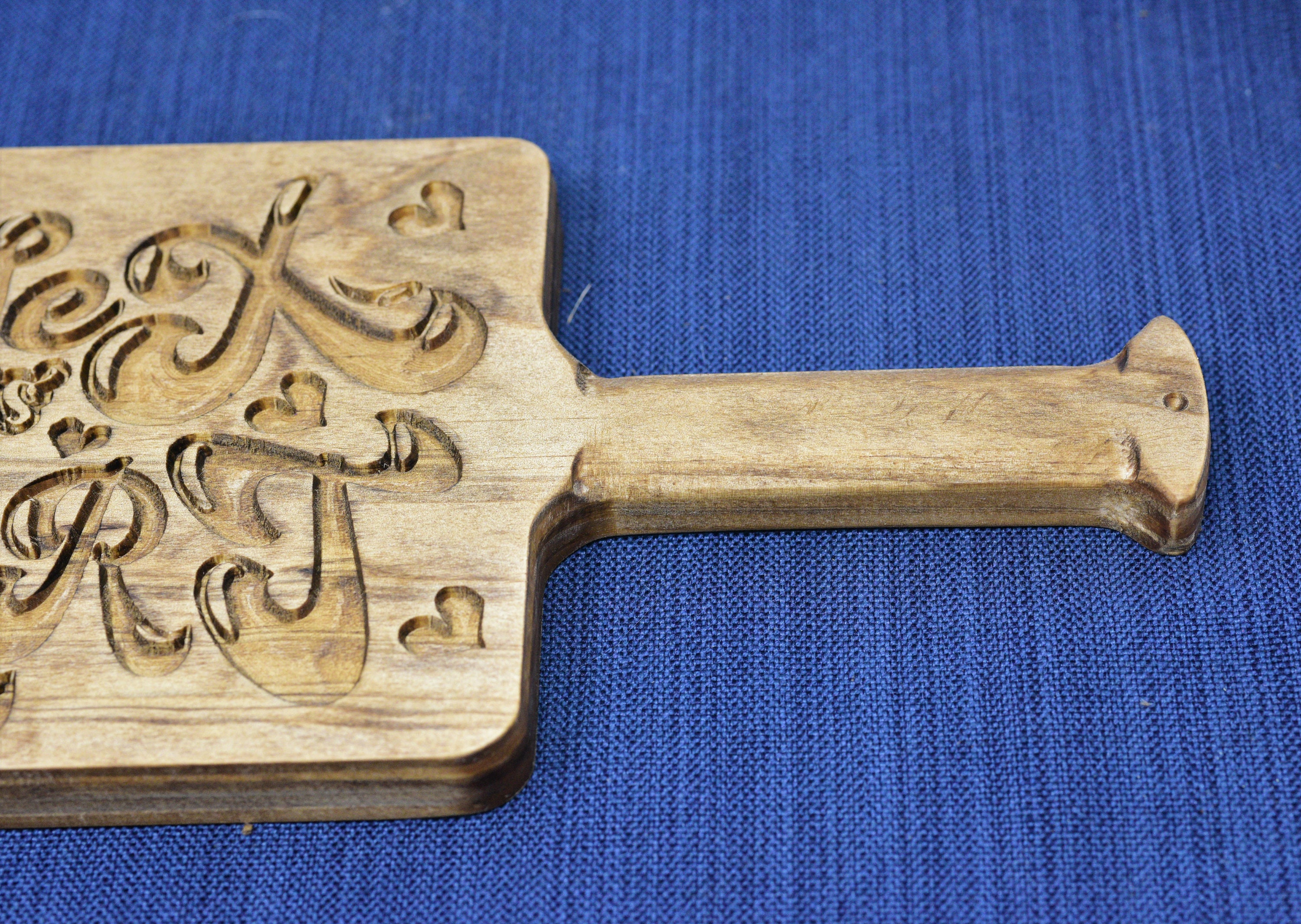 Sex is Art BDSM Heavy Hitter, Wood Spanking Paddle, Discipline Bondage ...