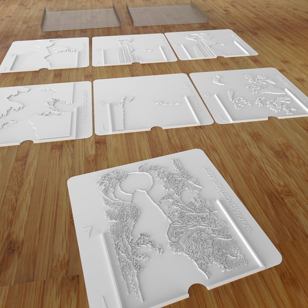 Make Your Own Japanese Print A4 'the Amida Falls in the Far Reaches of ...