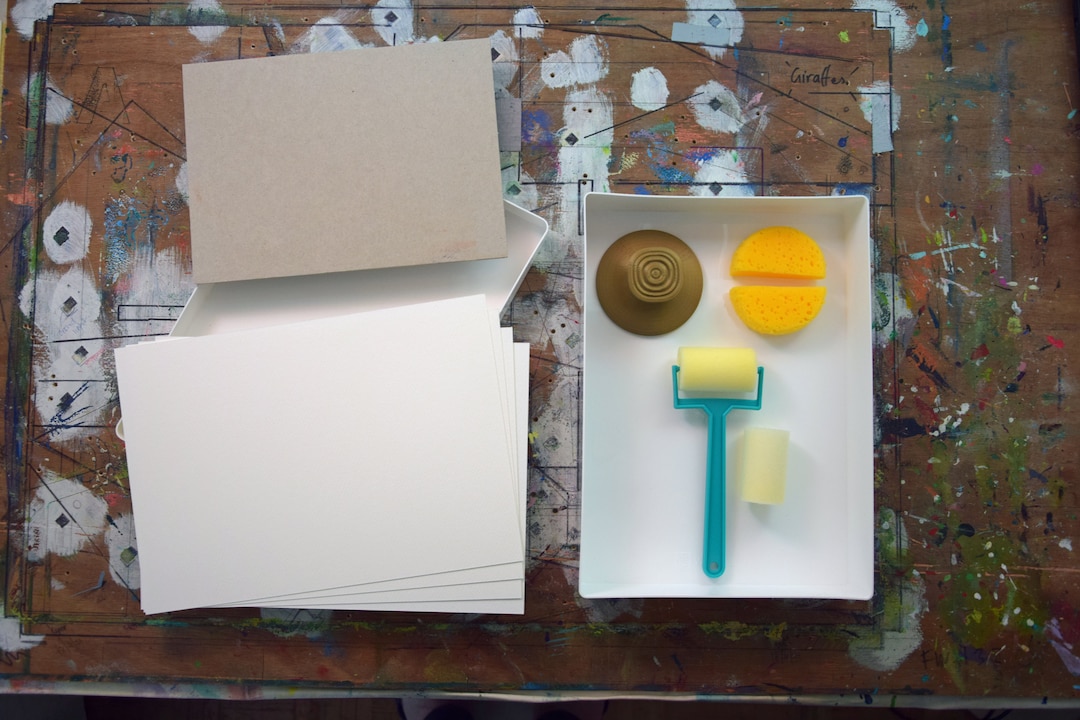 Make Your Own Japanese Print - Tools and Materials Set - Etsy