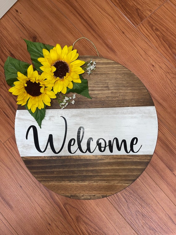 Sunflower Sign | Etsy