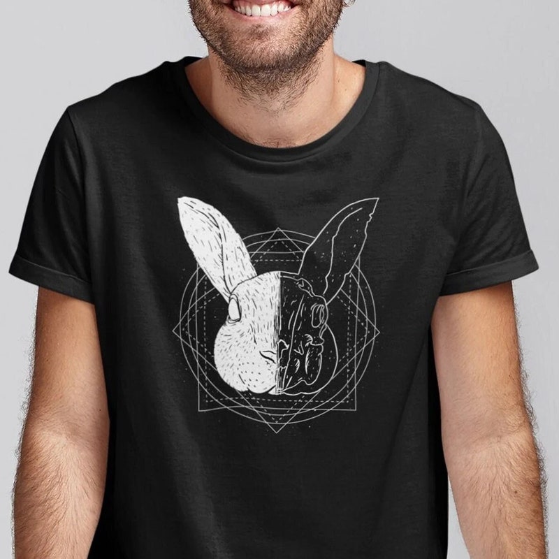 Rabbit T Shirt - Etsy