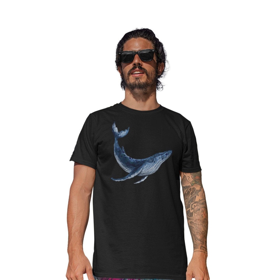 Wal Herren T-shirt Ozean Grafik Fisch Shirt Mann Tiermotiv Tauchen ...