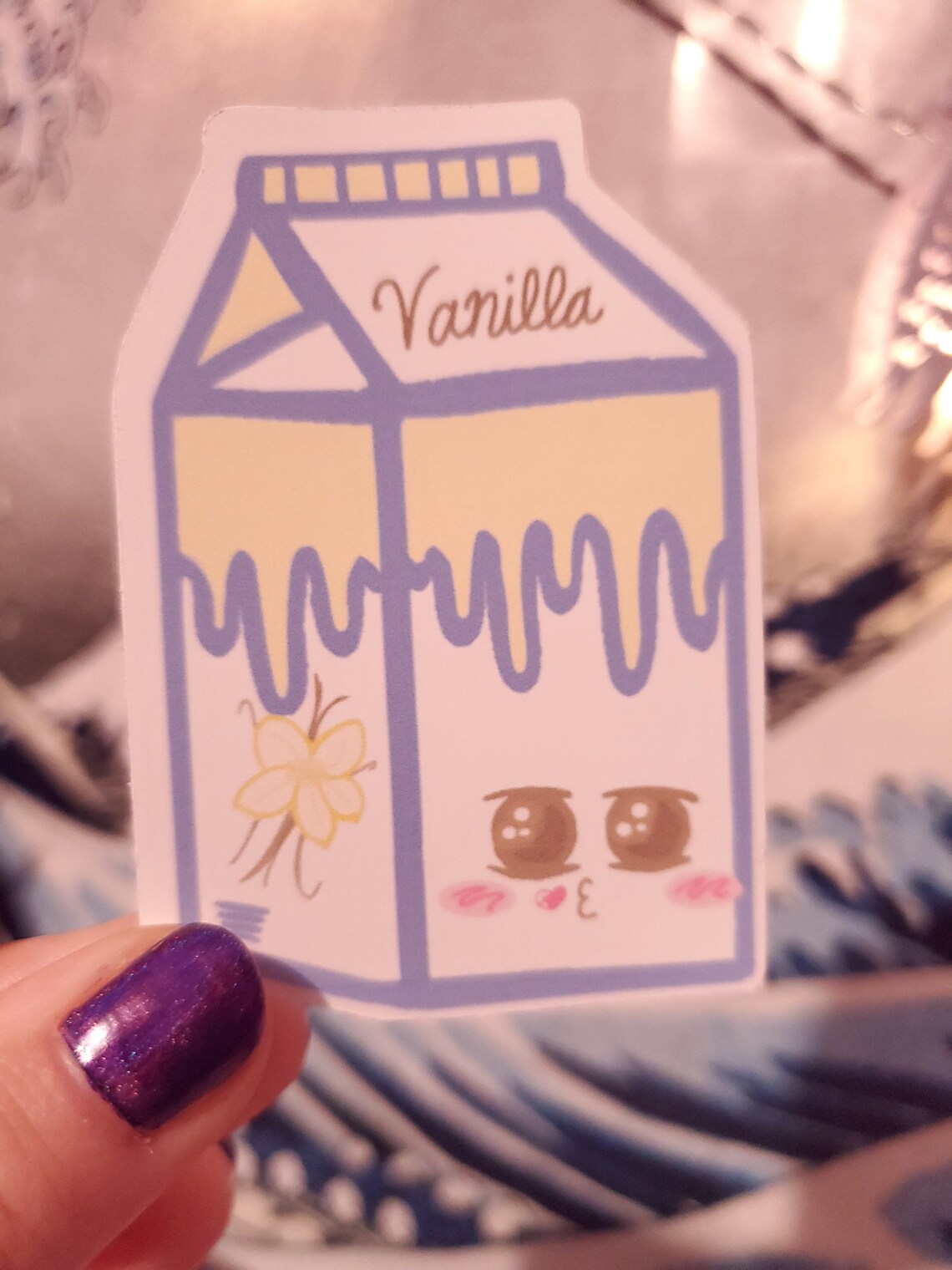 Kawaii Vanilla Milk Stickers - Etsy