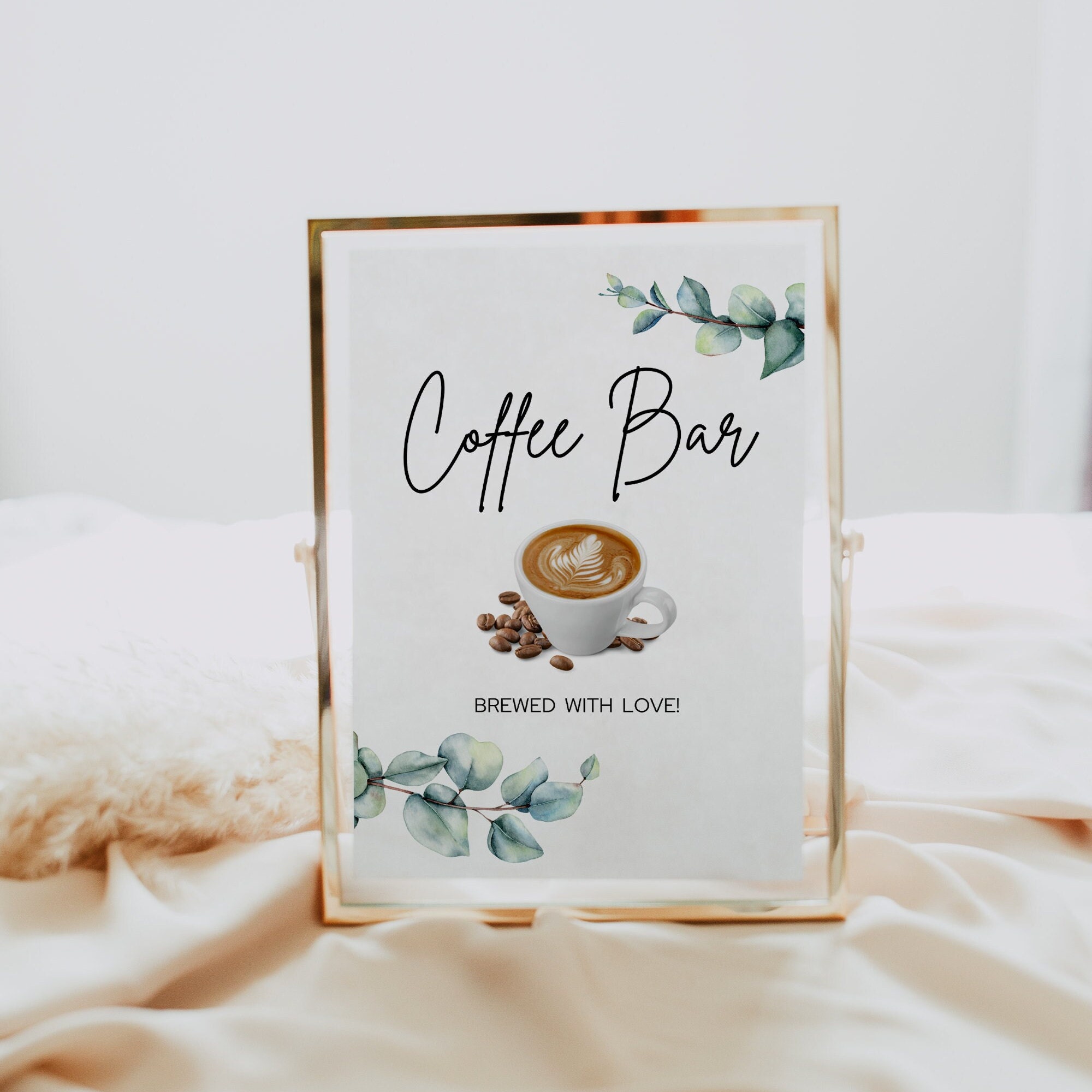Coffee Bar Menu | Coffee Menu | Coffee Bar Menu Sign | Coffee Bar Menu ...