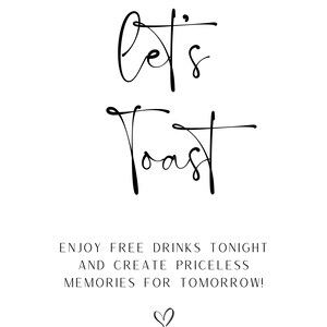 Open Bar Sign | Minimalist Open Bar Sign | Open Bar Sign Printable ...
