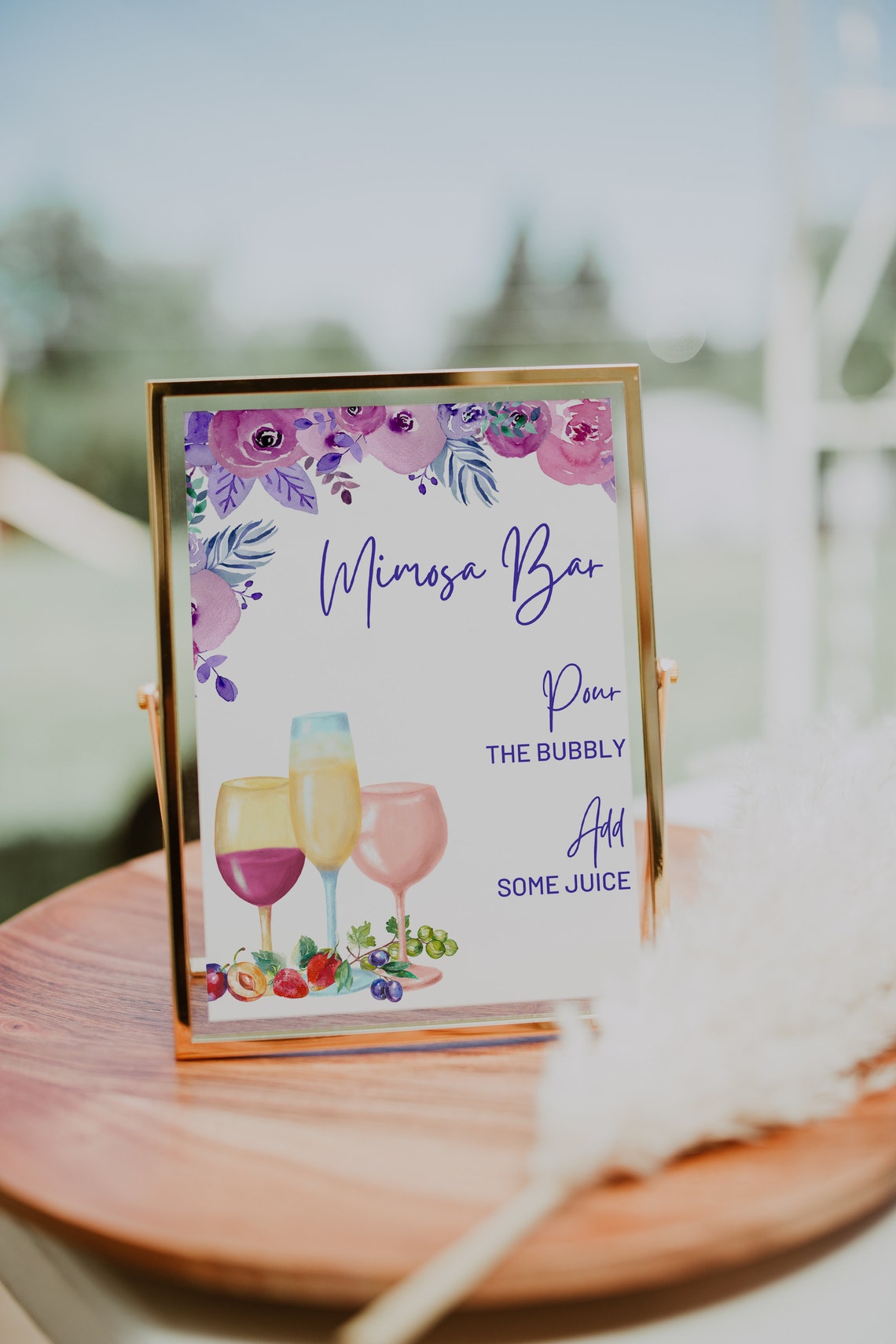 Mimosa Bar Sign Download Printable Mimosa Sign Mimosa - Etsy