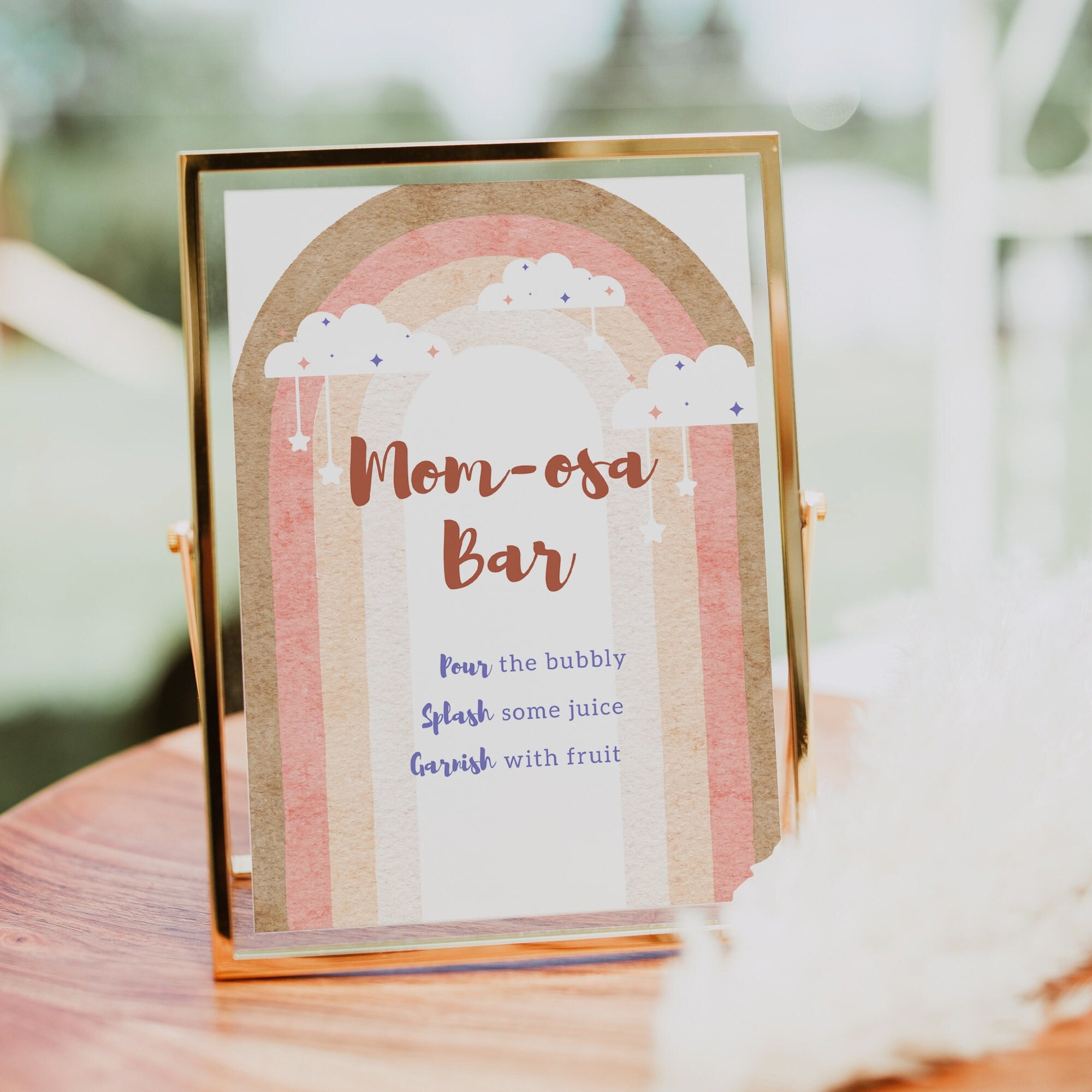 Momosa Bar Sign Download | Printable Momosa Bar Sign | Momosa Brunch ...