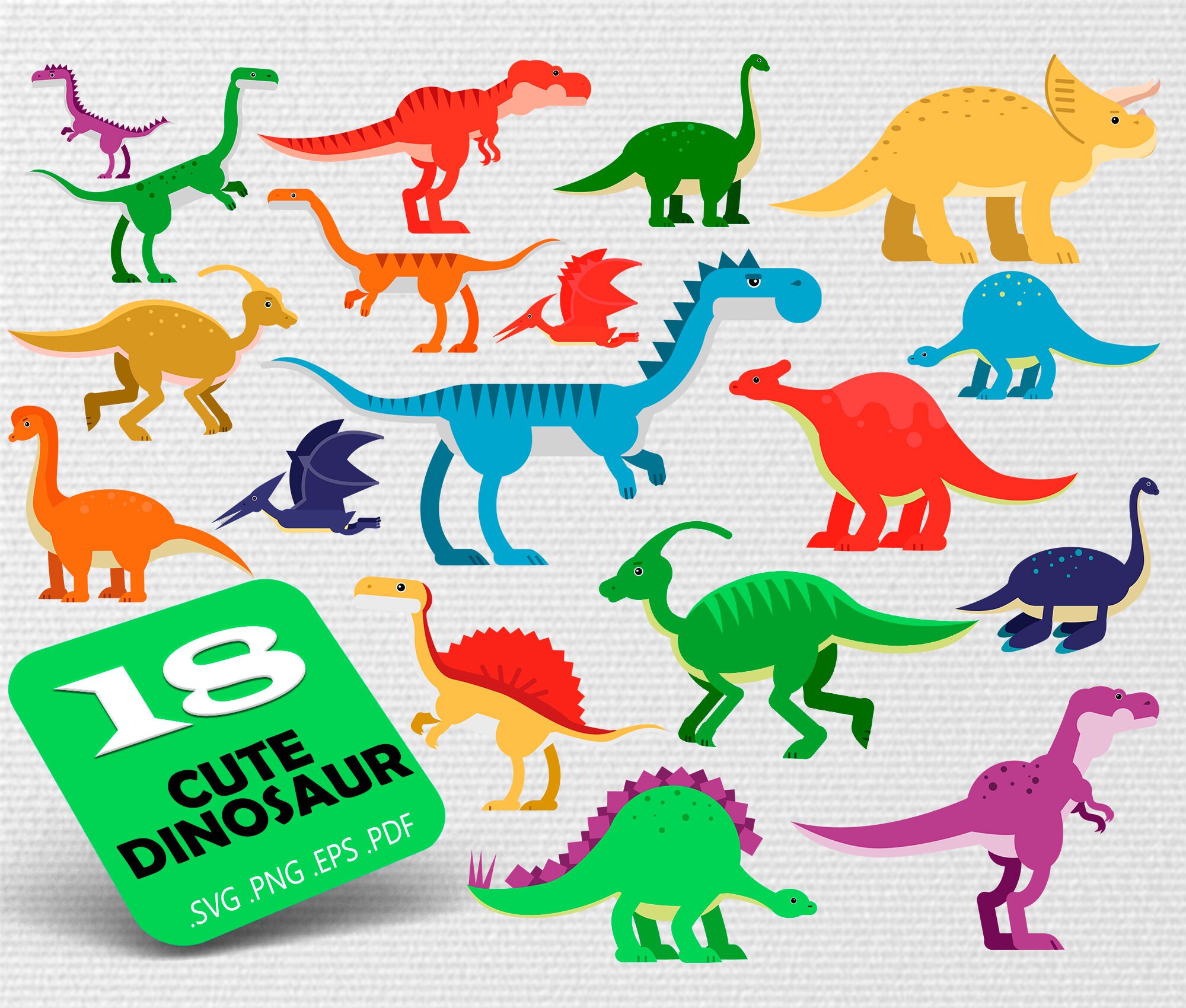Cute Dinosaur Svg,dinosaurs Clipart,dino Clipart,jurassic Clipart,trex ...